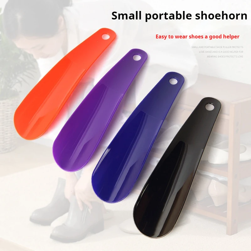 length 16cm short handle Shoe horns plastics Shoehorn home-use Shoe ...