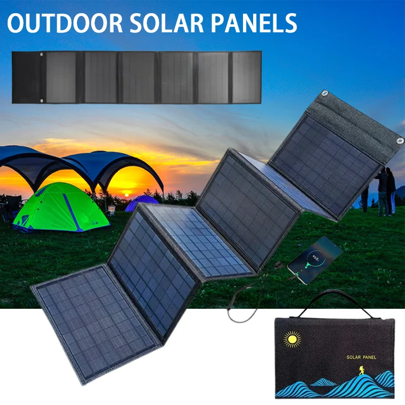 Portable-Folding-Solar-Panel-Charge-Charging-Outdoor-Power-Bank ...