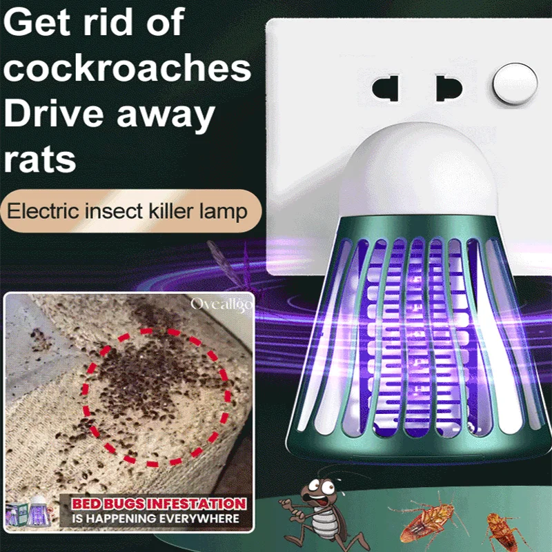 Electric-Mosquito-Killer-Lamp-Feather-Badminton-Insect-Killer-Lamp-Pest ...