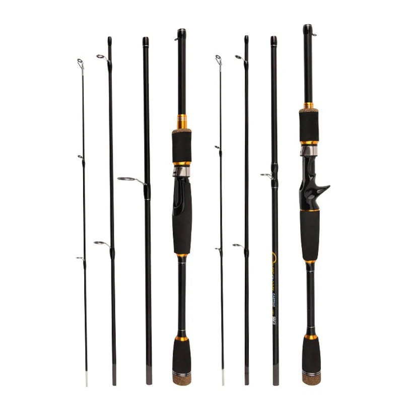 GTOFYU-4-Section-7-35g-Fishing-Rod-Carbon-Fiber-Lure-Spinning-Casting ...