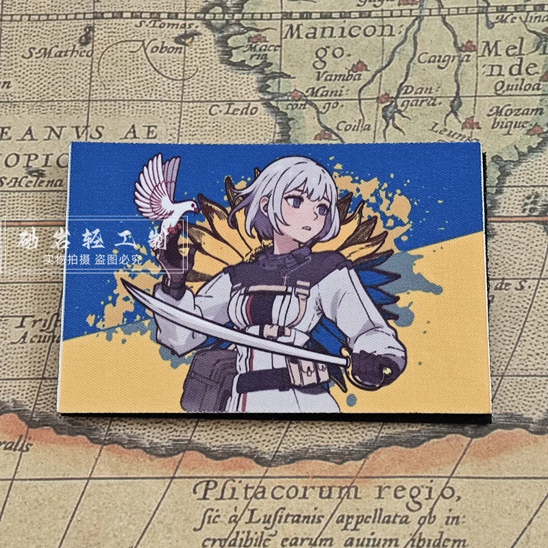 Girls-Frontline-Patch-Bad-Girl-Morale-Badge-Hook-Loop-RPK16-Patches-for ...