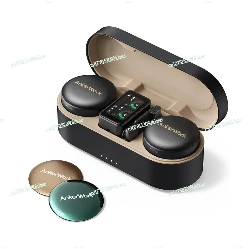 ANKER-micr-fono-Lavalier-inal-mbrico-AnkerWork-M650-Pro-cubiertas-magn ...