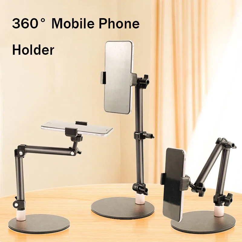 Foldable Mobile Phone Live Broadcast Overhead Shooting Stand, Aluminum ...