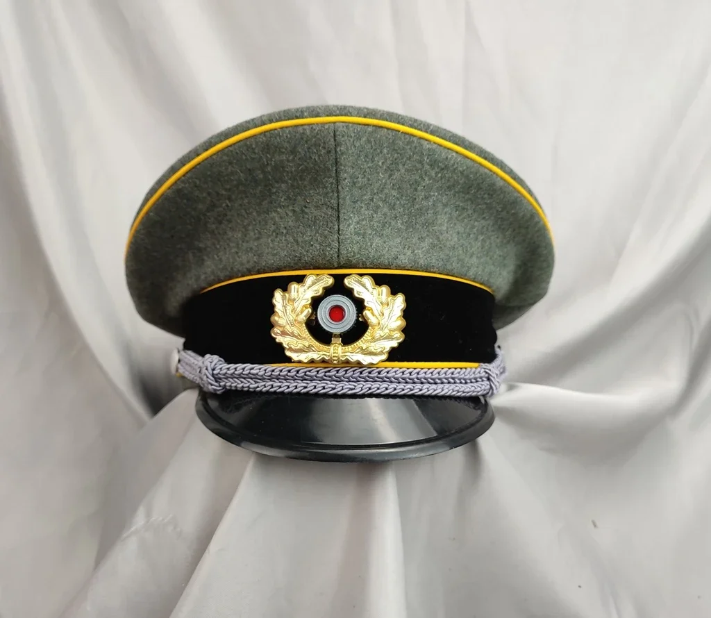 REPRO WWII WW2 German Waffen Elite MARSHAL officer Visor cap Wool made ...