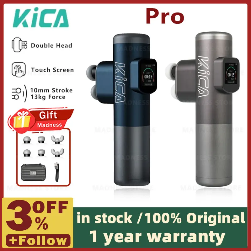 KICA-Pro-Double-Head-Massage-Gun-Smart-Body-Massager-for-Muscle-Pain ...