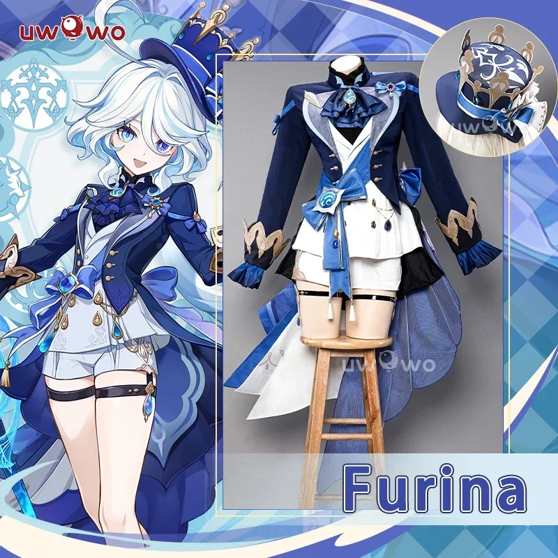KL2 UWOWO Furina Cosplay GAME Genshin Impact Costume Furina Focalors ...