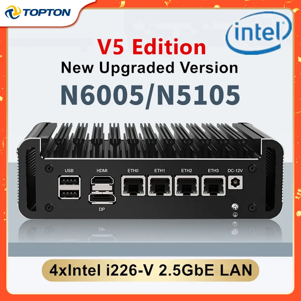 4x-Intel-i226-V-2-5G-Router-Pentium-N6005-Celeron-N5105-V5-Edition-DDR4 ...