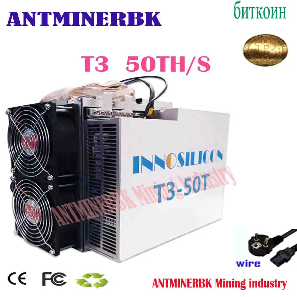 Used-Asic-Bitcoin-Miner-Innosilicon-T3-50T-S-Sha256-BTC-BCH-Mining ...
