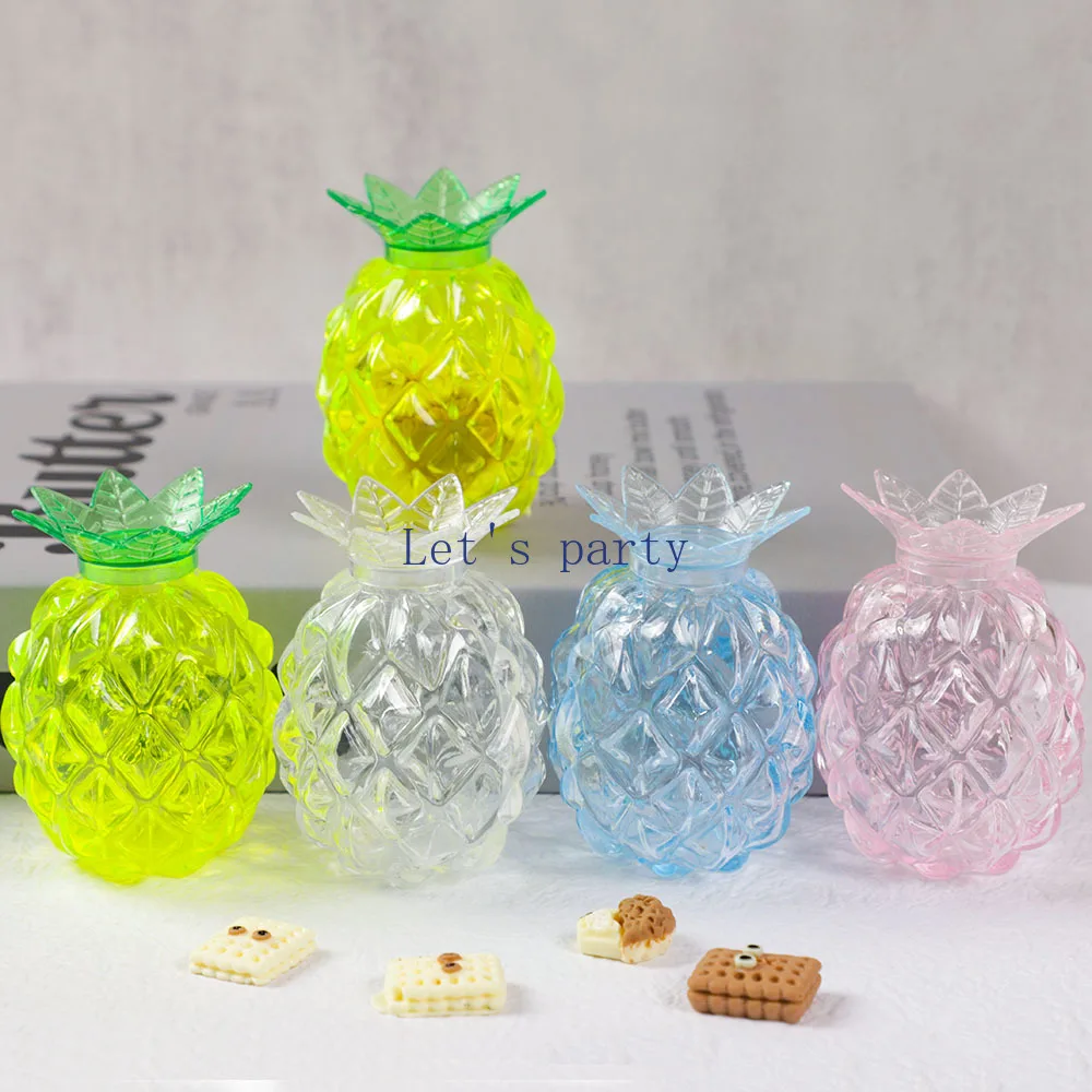 6Pcs Transparent Plastic Pineapple Candy Box Gift Packing Boxes for ...