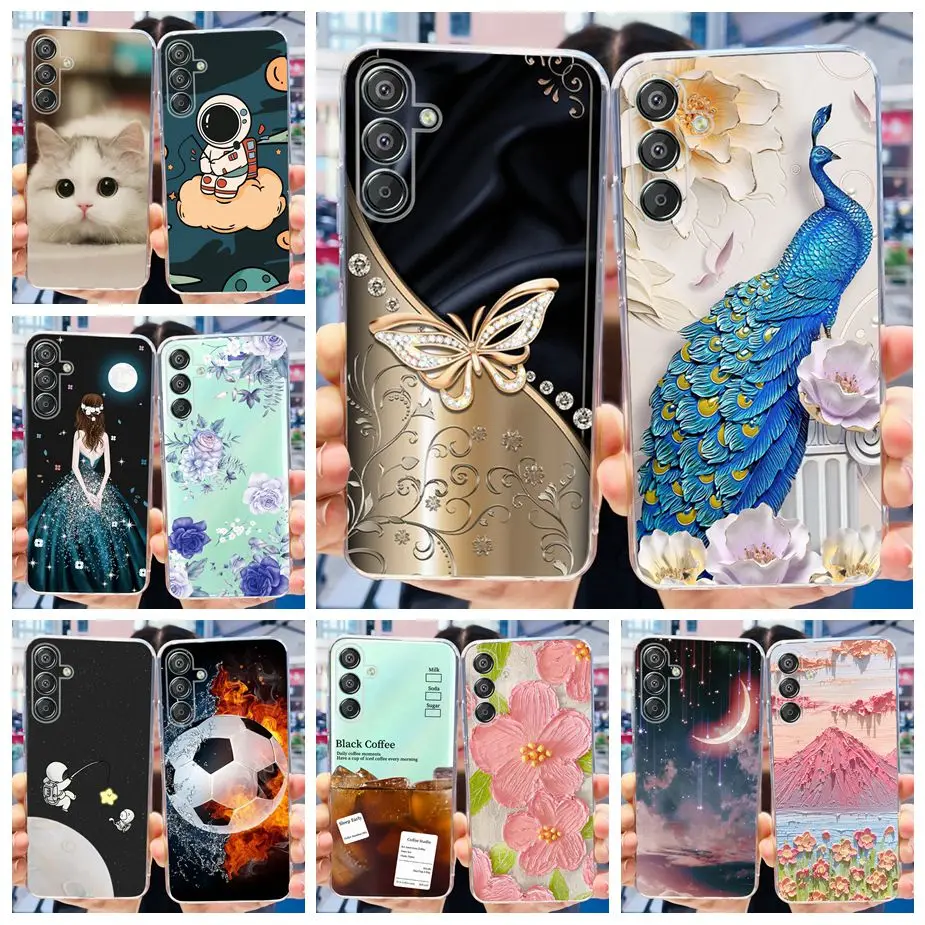 For-Samsung-Galaxy-M15-Case-SM-M156B-New-Fashion-Painted-Cover-Soft ...