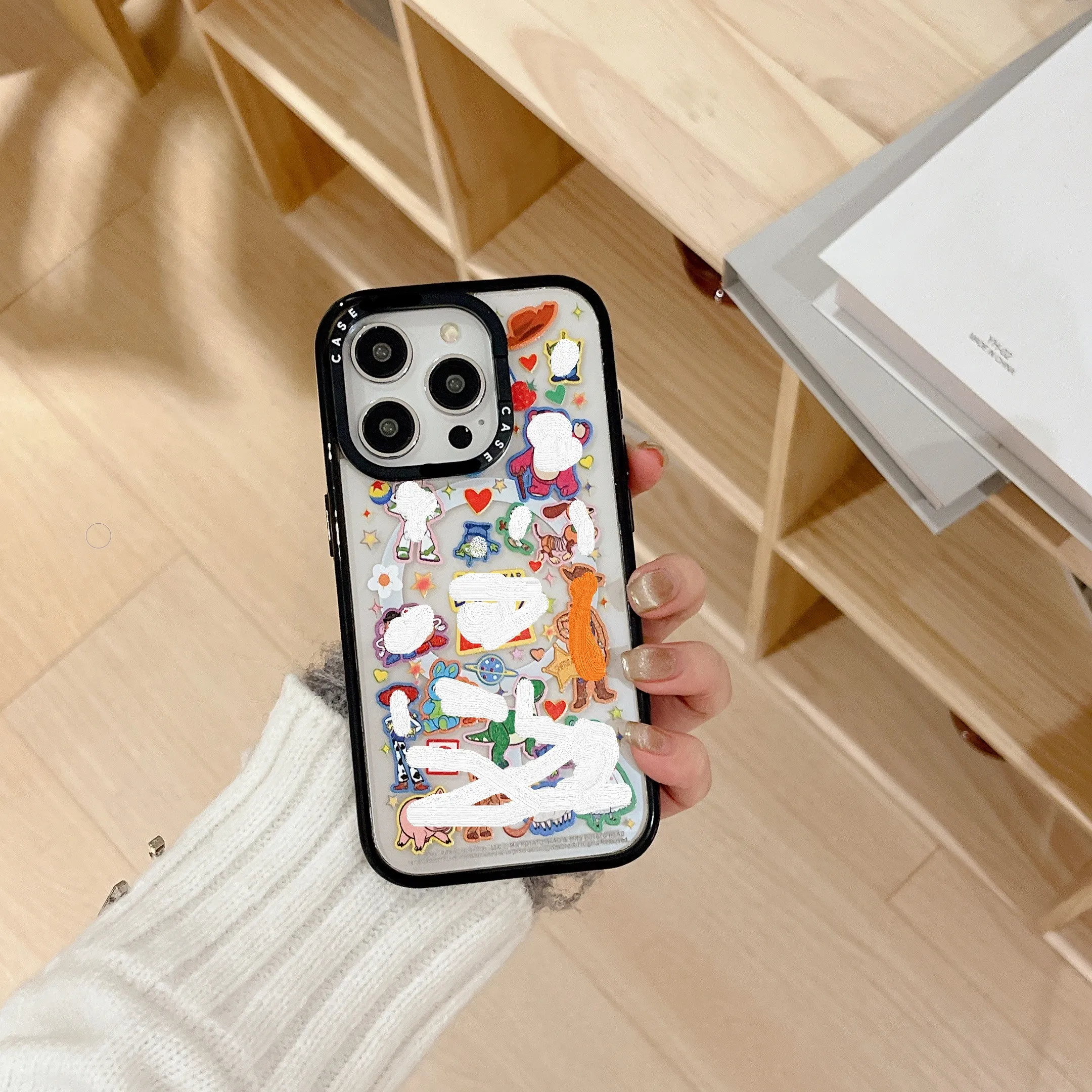 Cartoon-acrylic-lens-folding-magnetized-iPhone-1112131415-Pro-Max ...