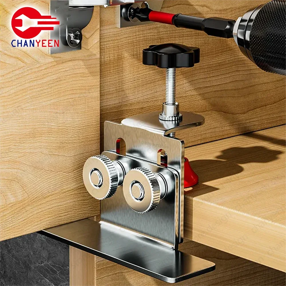 Stainless-Steel-Hidden-Door-Mounting-SupportCabinet-Door-Mounting-Jig ...