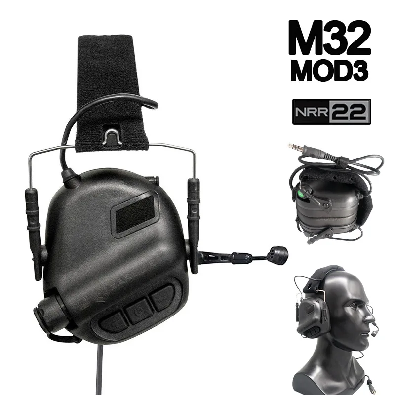 OPSMEN-Earmor-Tactical-Headset-M32-MOD3-Noise-Canceling-Headphones ...