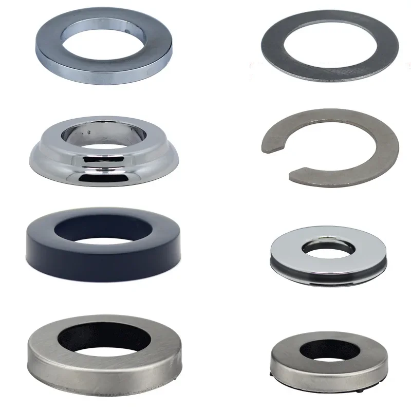 2PCS-Faucet-Decorative-Cover-Water-Pipe-Connector-Heighten-Valve-Panel ...