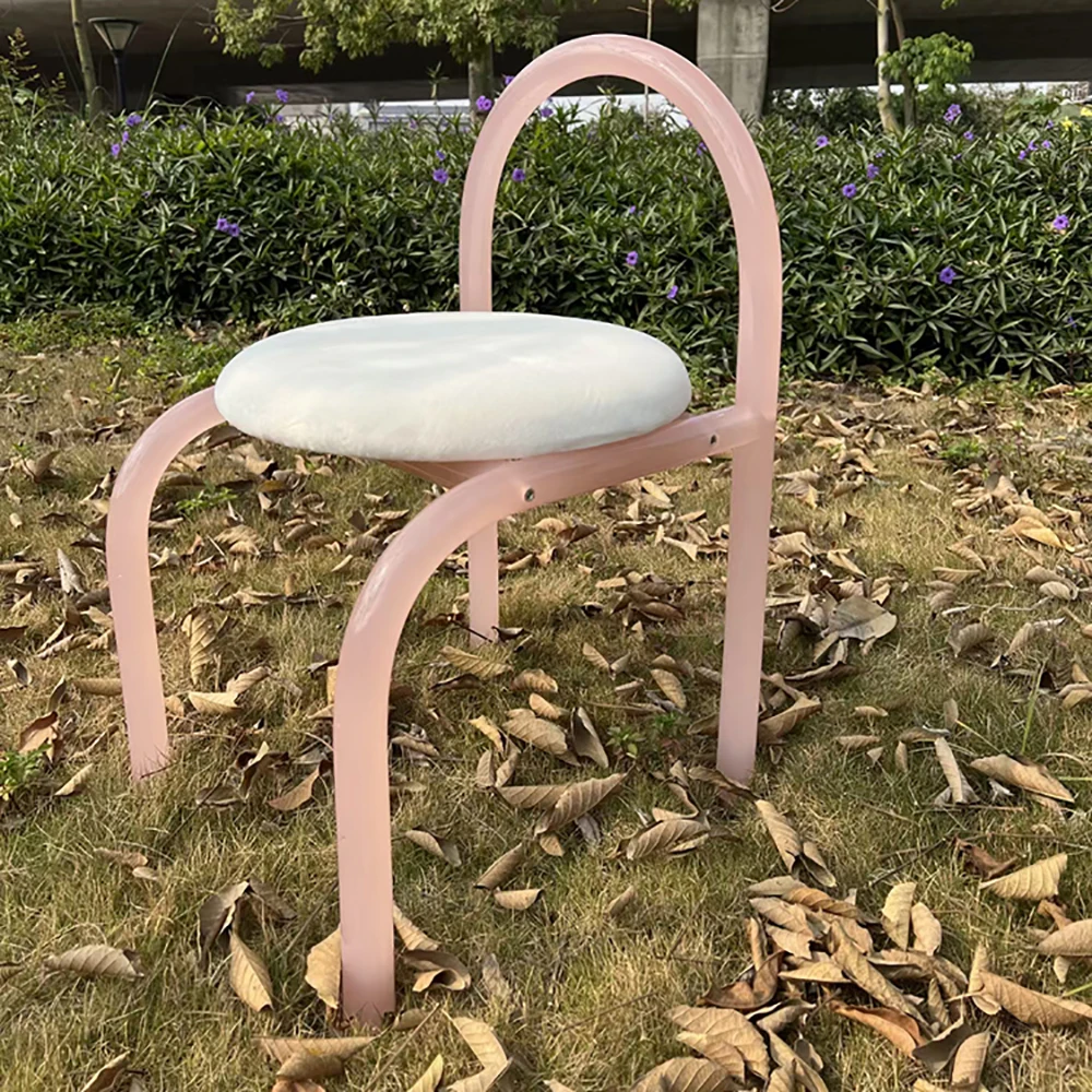 Crystal-Pink-Acrylic-Chair-Furniture-Casual-Design-Backrest-Dining ...