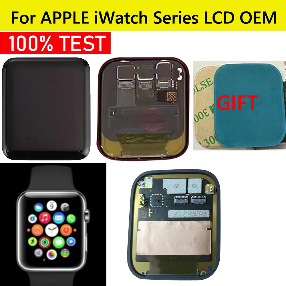 LCD-Display-Replacement-Panel-For-APPLE-iWatch-Series-1-2-3-SE-2022 ...