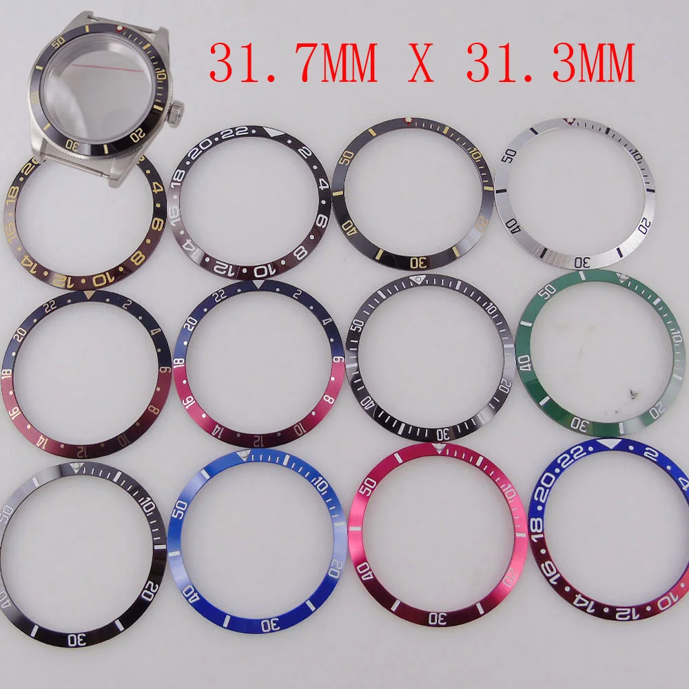 37MM-31-3MM-Watch-Bezel-Insert-for-black-bay-Diver-Watch-Case-parts ...