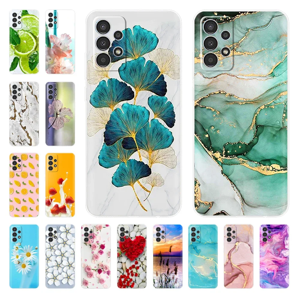 Phone Case For Samsung Galaxy A73 Case A23 A33 5G A53 Back Bumper Clear ...
