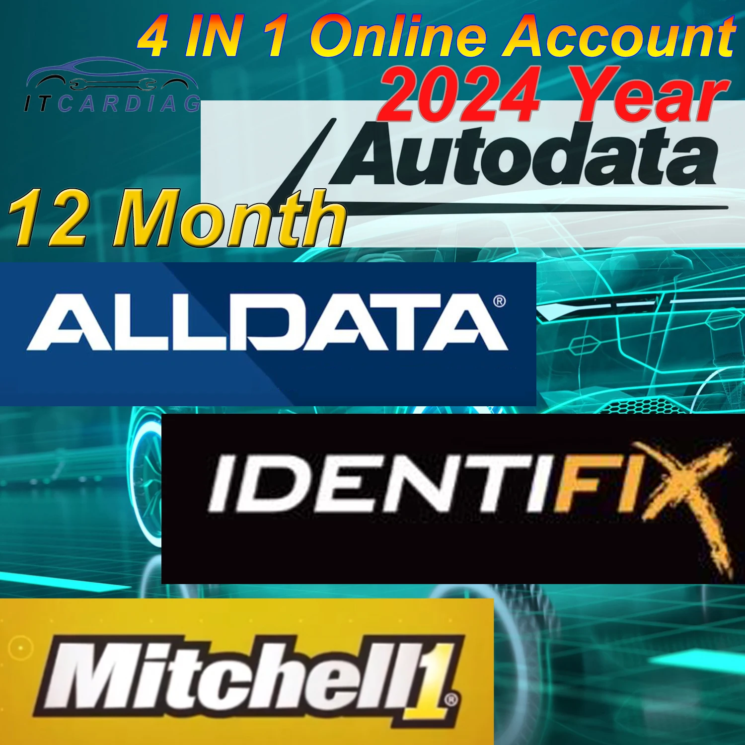 2024 Online Account Subscription for Alldata Mitchell Identifix ...