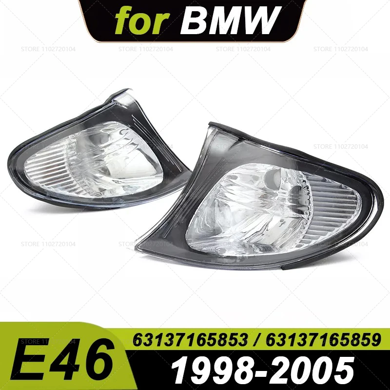 for 1998-2005 E46 BMW 3 Series 4-Door Corner Turn Signal Light (Without ...