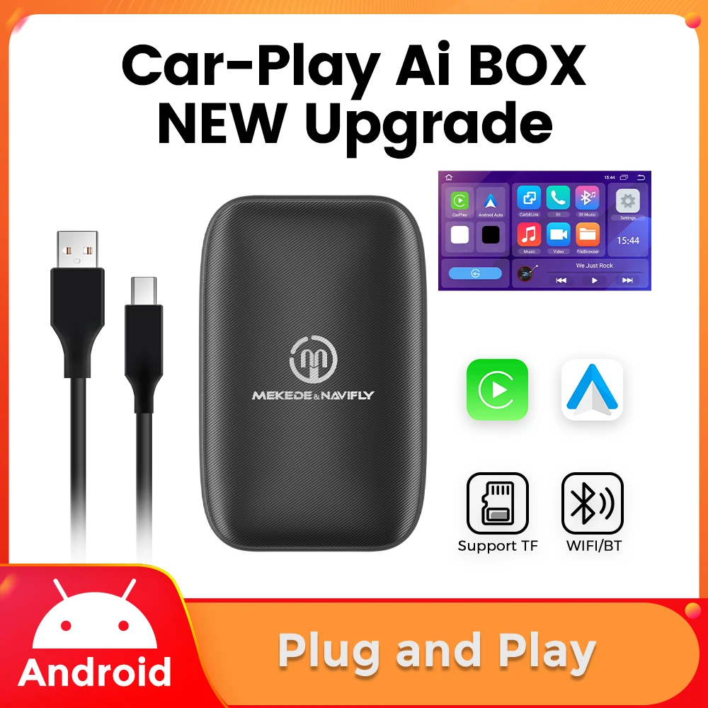MINI-Ai-Box-Wireless-Android-Auto-CarPlay-For-Netflix-YouTube-For-Audi ...