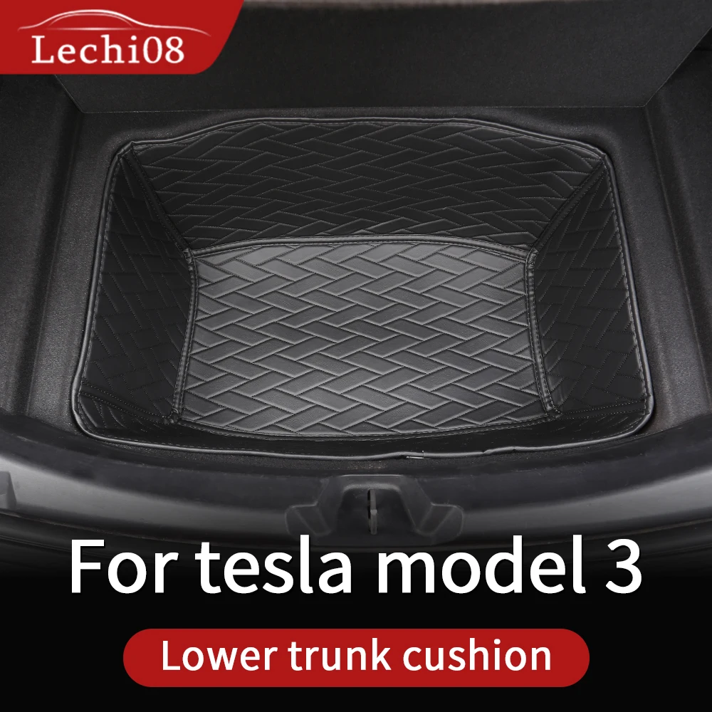 Front-rear-Leather-trunk-For-2016-to-2023-2022Tesla-model-3-2021-trunk ...