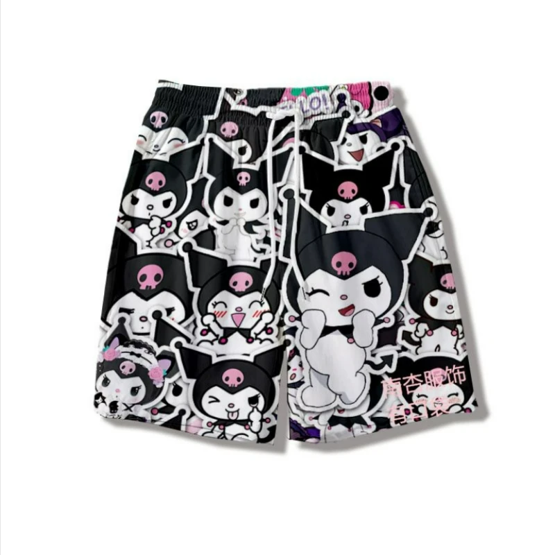 Sanrio-Kuromi-Summer-Beach-Pants-Trendy-Large-Shorts-Basketball-Sports ...