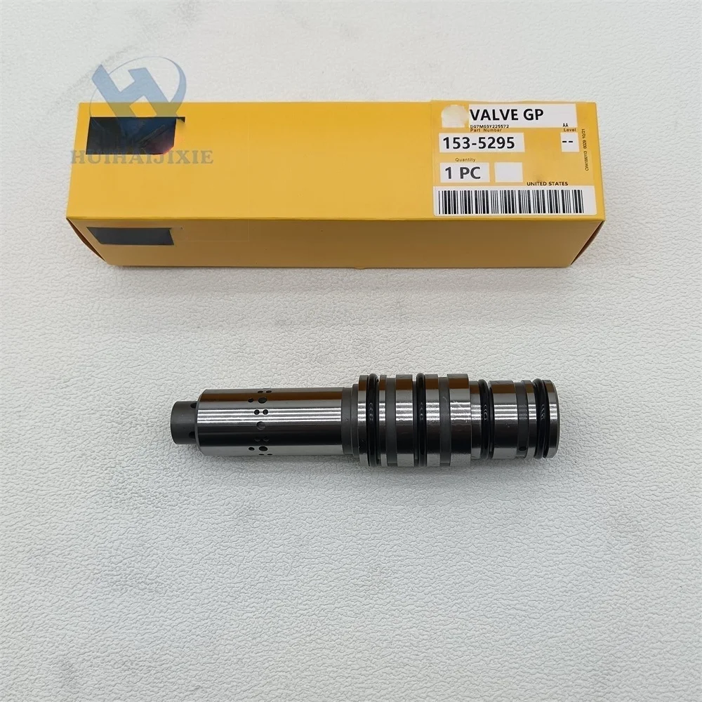 153-5295 Hydraulic Main Relief Valve 1535295 Priority Valve For Cat ...