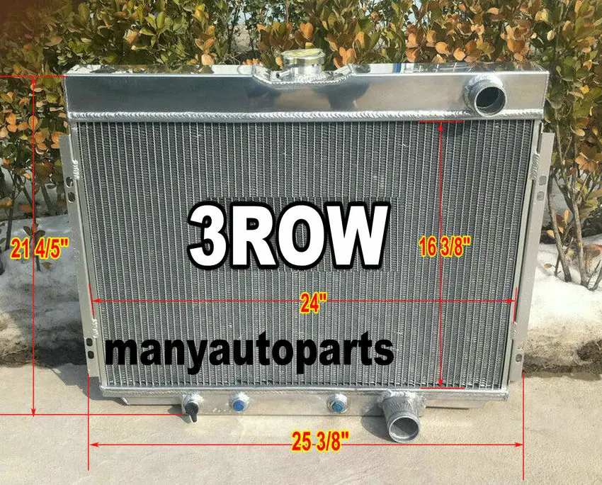 1967-1968-1969-1970-FOR-Ford-Mustang-3-Row-Champion-Racing-Radiator ...