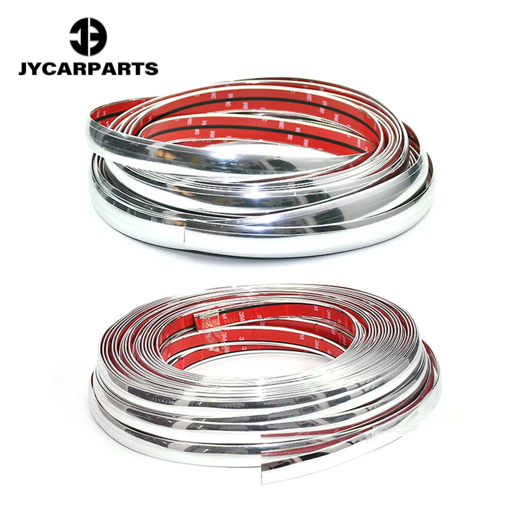 Car-Styling-Auto-Self-Adhesive-Side-Door-Chrome-Strip-Moulding ...