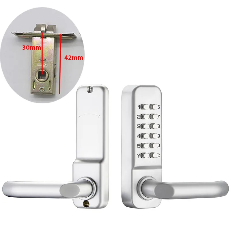 30mm-Lock-Mechanism-Exterior-Gate-Lock-Rainproof-Digital-Lock-With ...