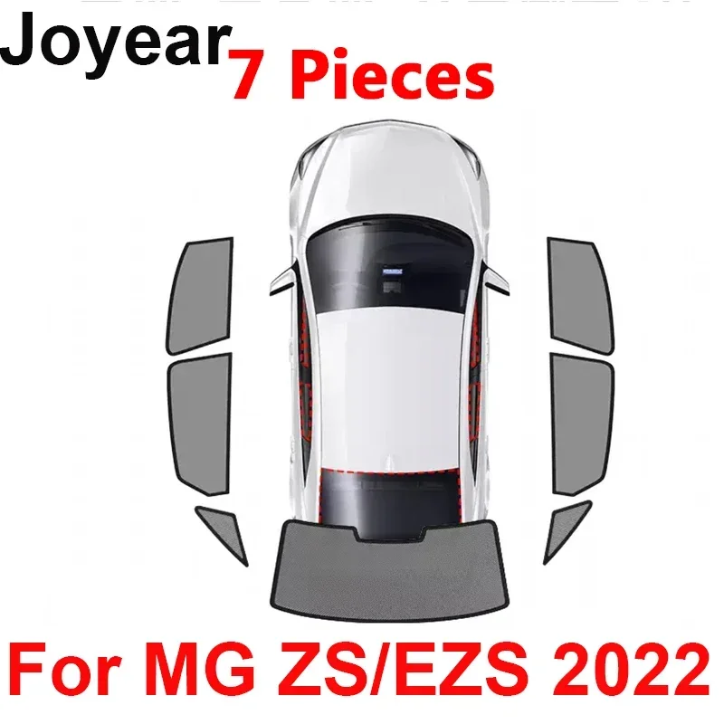 For MG ZS/EZS 2022 Car Magnetic Side Window SunShades Shield Mesh Shade ...