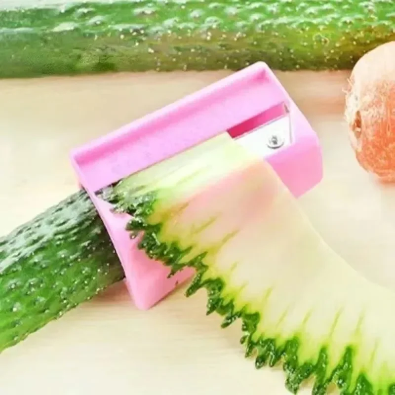 Carrot Cucumber Sharpener Peeler Kitchen Tool Vegetable Fruit Curl ...