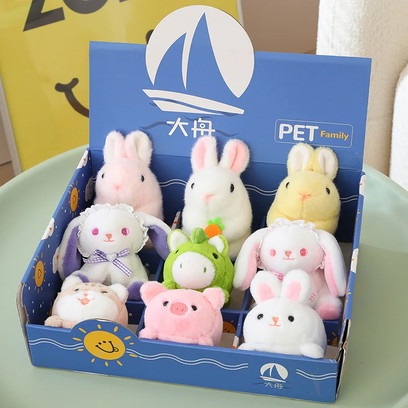 High Quality Soft Pull String Animal Bunny Pig Horse Mouse Stuffed ...