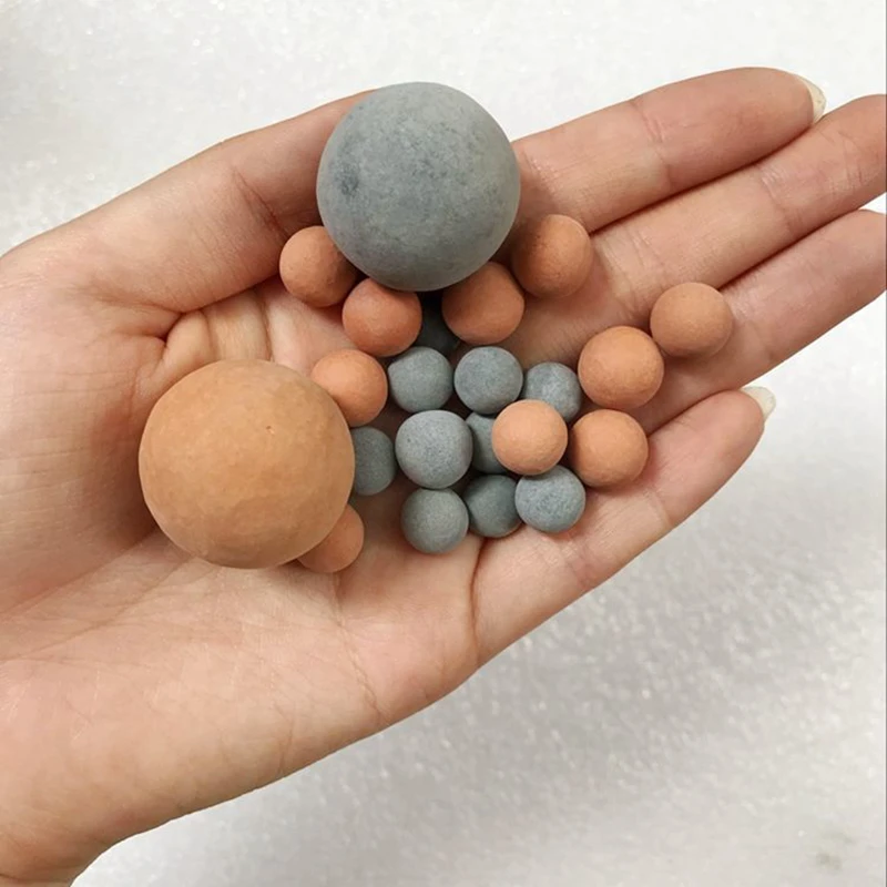 10PCS-Tourmaline-Balls-Red-bee-ball-Betta-Fish-Shrimp-Mineral ...