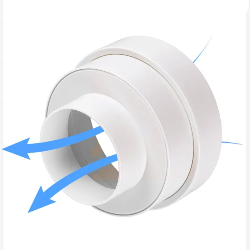 Plastic Pipe Connector Fitting Straight Duct Reducer Increaser Inline ...
