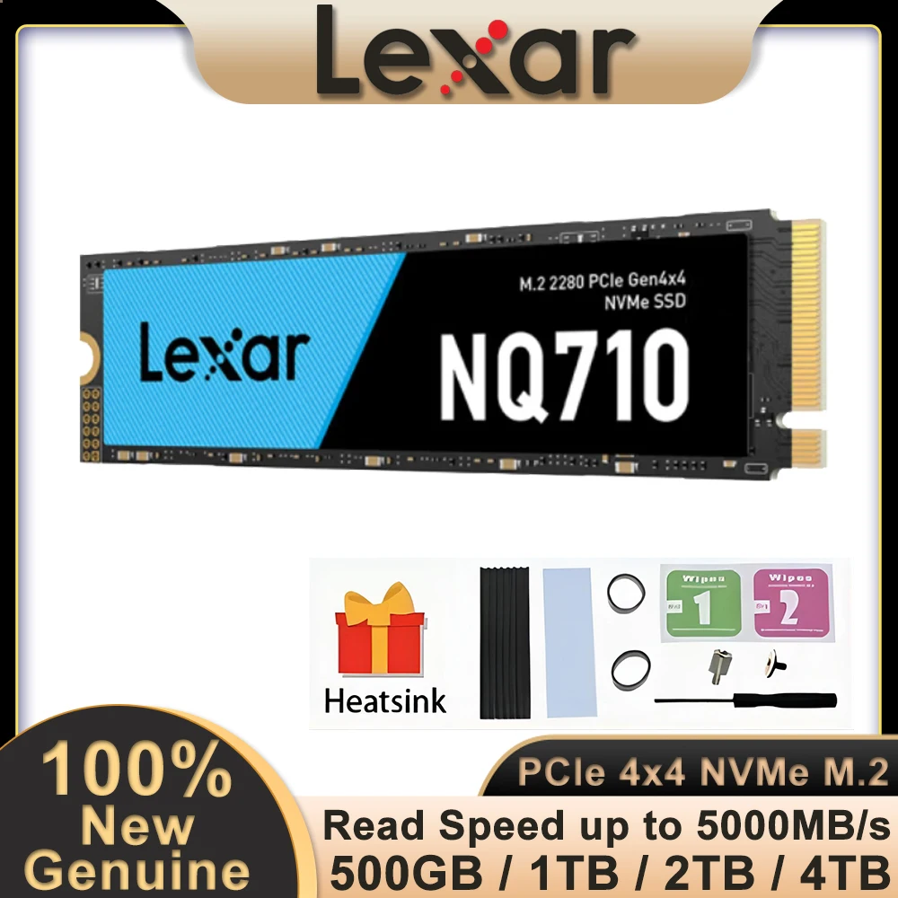 NEW-Lexar-NQ710-NVMe-SSD-Solid-State-Drives-M-2-2280-PCIe-Gen4x4-3D ...
