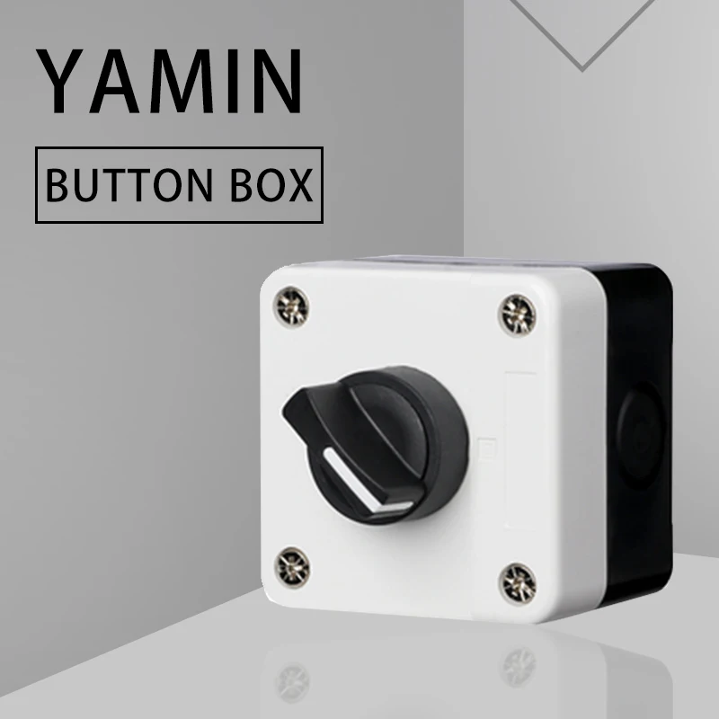 2P/3P Two/Three Position 10A Rotary Button Box Switch Waterproof ...