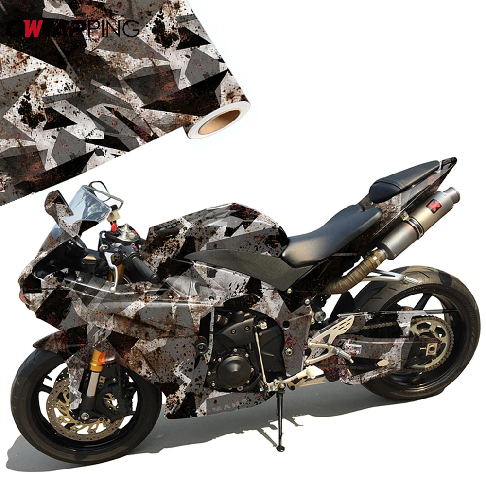 Wrap Vinyl Car Bodies Geometry Camo Wrap Camouflage Film Motorcycle ...