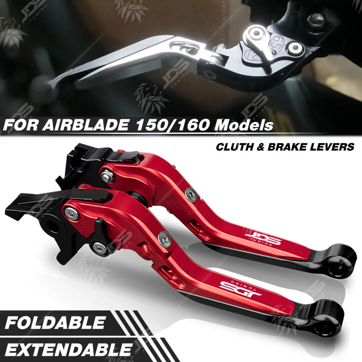 For-Honda-AIRBLADE-150-160-Clutch-Lever-Brake-Lever-Set-Foldable ...