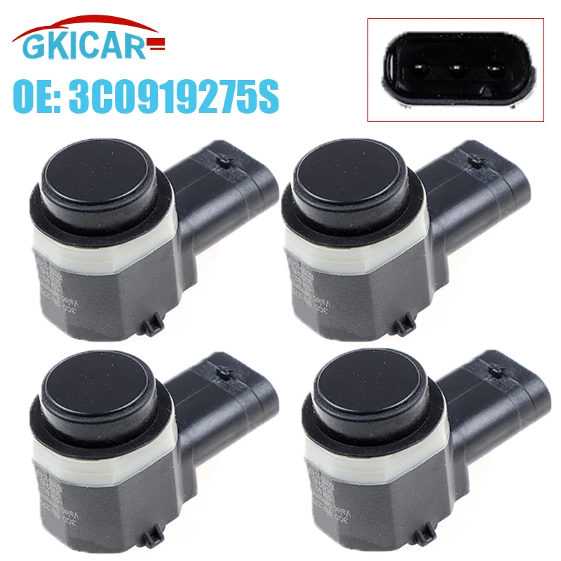 ODIDIO 3C0919275S 3 Pin Reversing Radar Ultrasonic PDC Parking Sensor ...