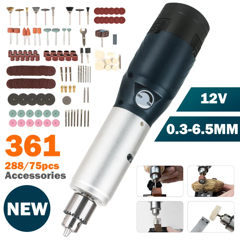 Cordless Drill Dremel Battery Rechargeable Drill Electric Dremel ...