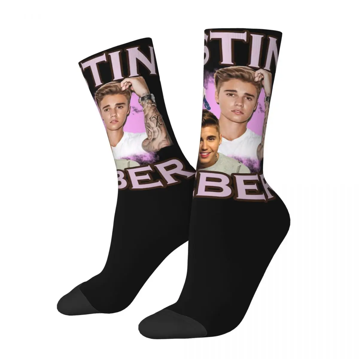 Hip-Hop-Women-s-Socks-Pink-Justin-Bieber-My-Boyfriend-Accessories-Cute ...