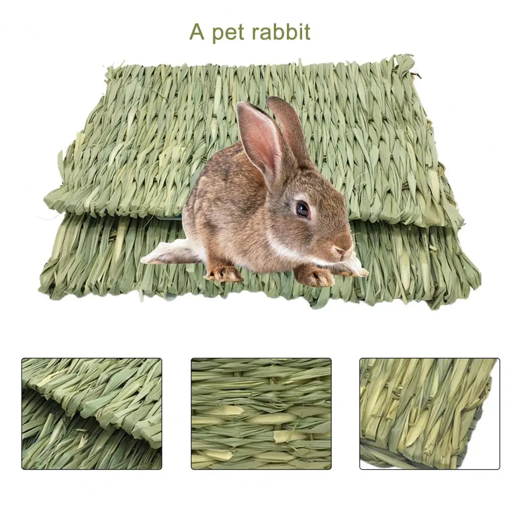 Cozy-Hamster-Mat-Handmade-Rabbit-Cage-House-Bed-No-Additives-Grass ...