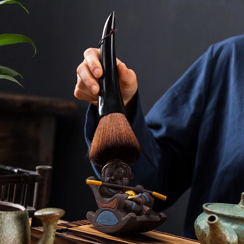 Kung Fu Tea Brush Cleaning Tools Teaware Vintage Chinese Tea Ceremony ...