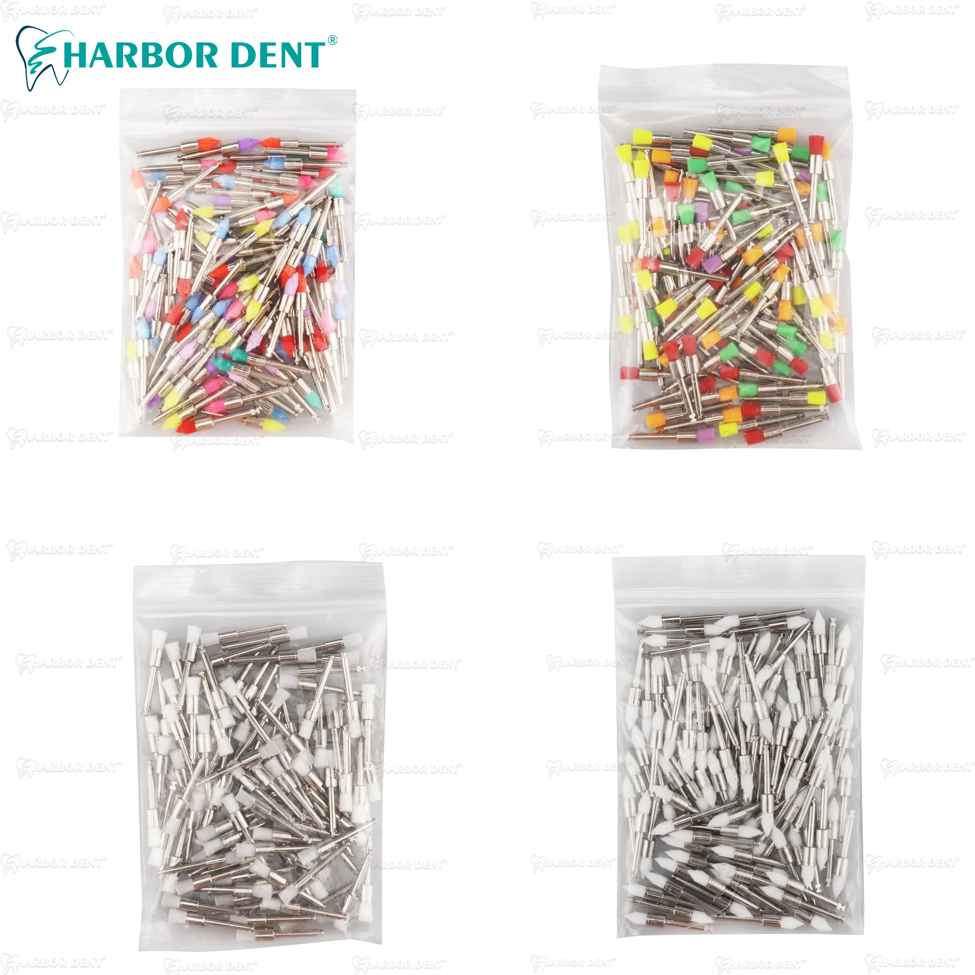 100Pcs-Dental-Polishing-Brush-Nylon-Latch-Small-Flat-Sharp-Polishing ...