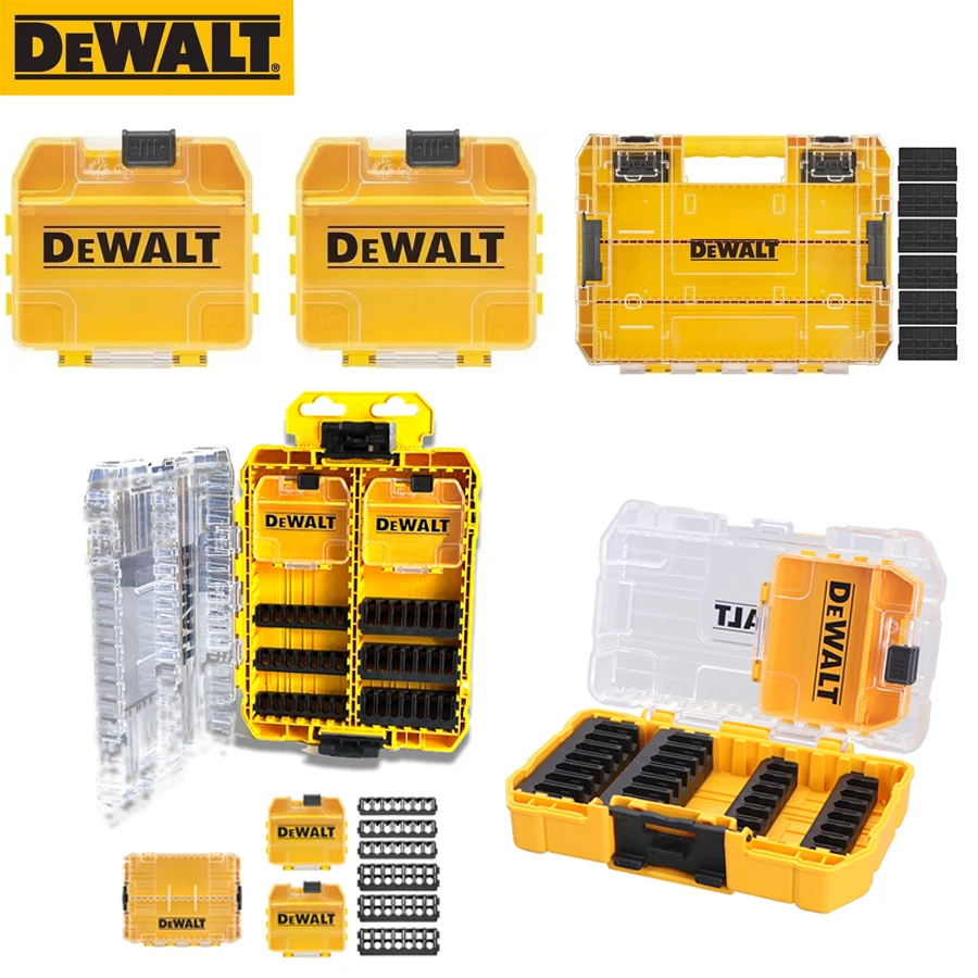 DEWALT-TSTAK-Tool-Box-Storage-Box-Transparent-Plastic-Multifunctional ...