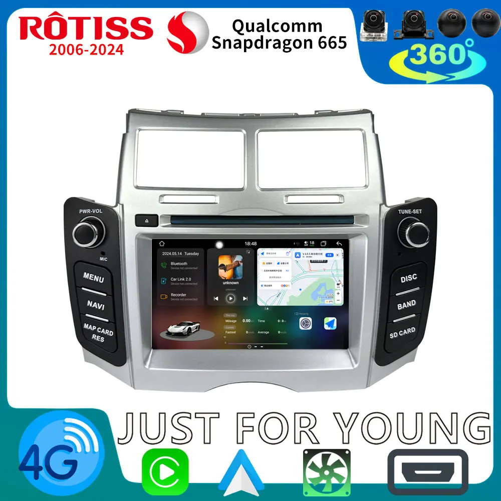 Rotiss-7870-12G-256G-Android-13-Car-GPS-Navigation-Radio-For-Toyota ...