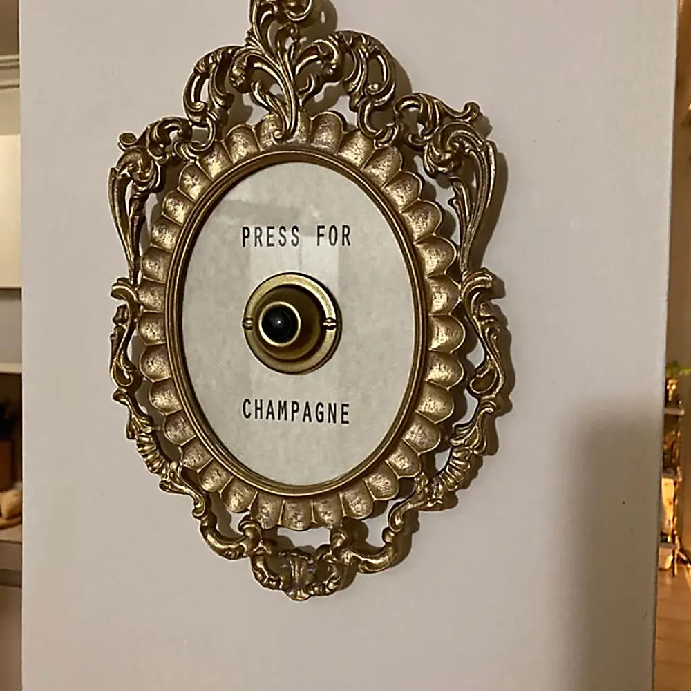 Call For Champagne Button