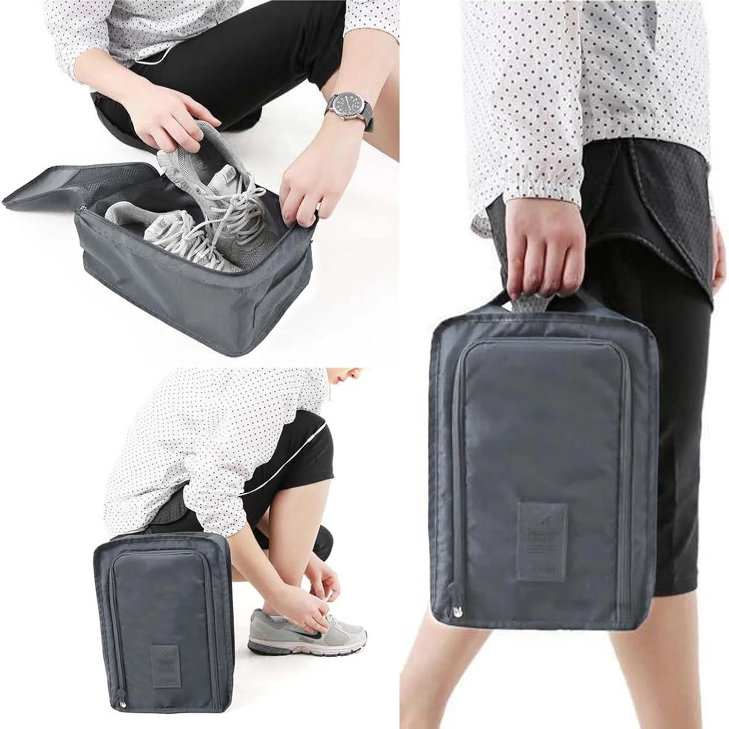 Portable-Folding-Small-Shoe-Bag-Travel-Storage-Pouch-Waterproof-Beach ...